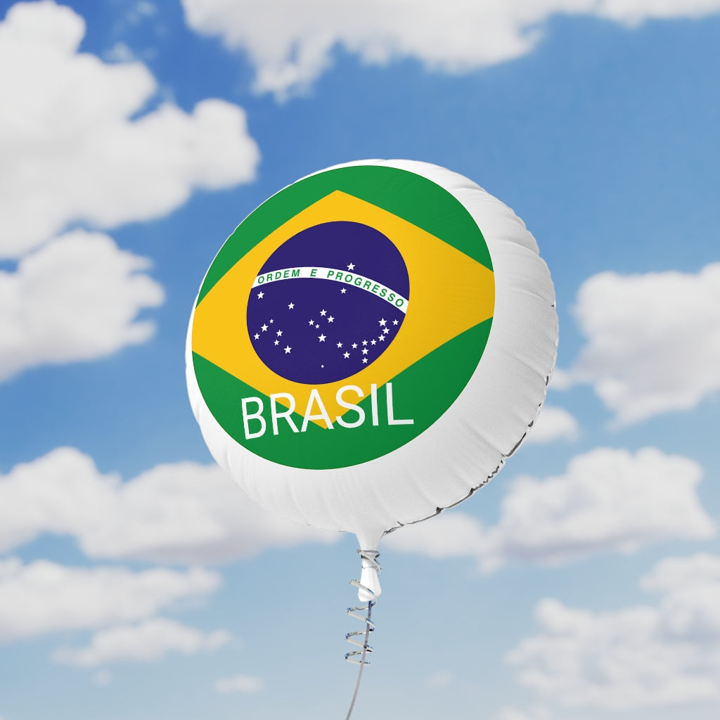 Balão BRASIL .: Mylar Helium Balloon – Live the Life .SHOP